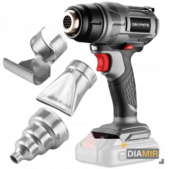 OPALARKA akumulatorowa 270W 18V 550°C GRAPHITE AKU > GRAPHITE